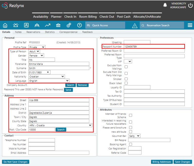 AdriaScan - PSH - Guestline | Passport/ID Scanning Interface